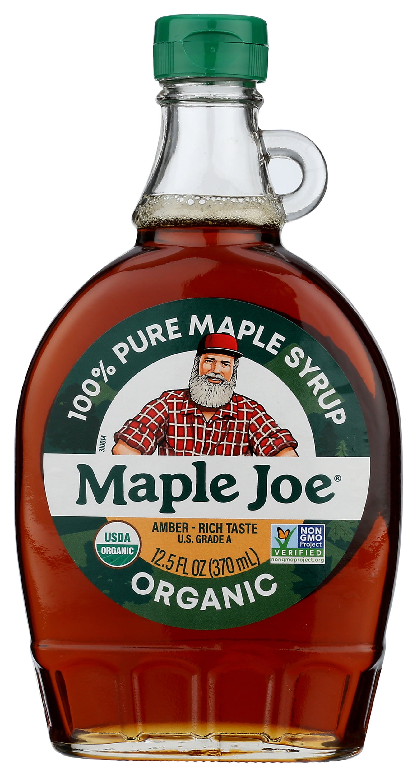 Pack of 12, Maple Joe Organic and Pure Maple Syrup, 12.5 fl oz ...