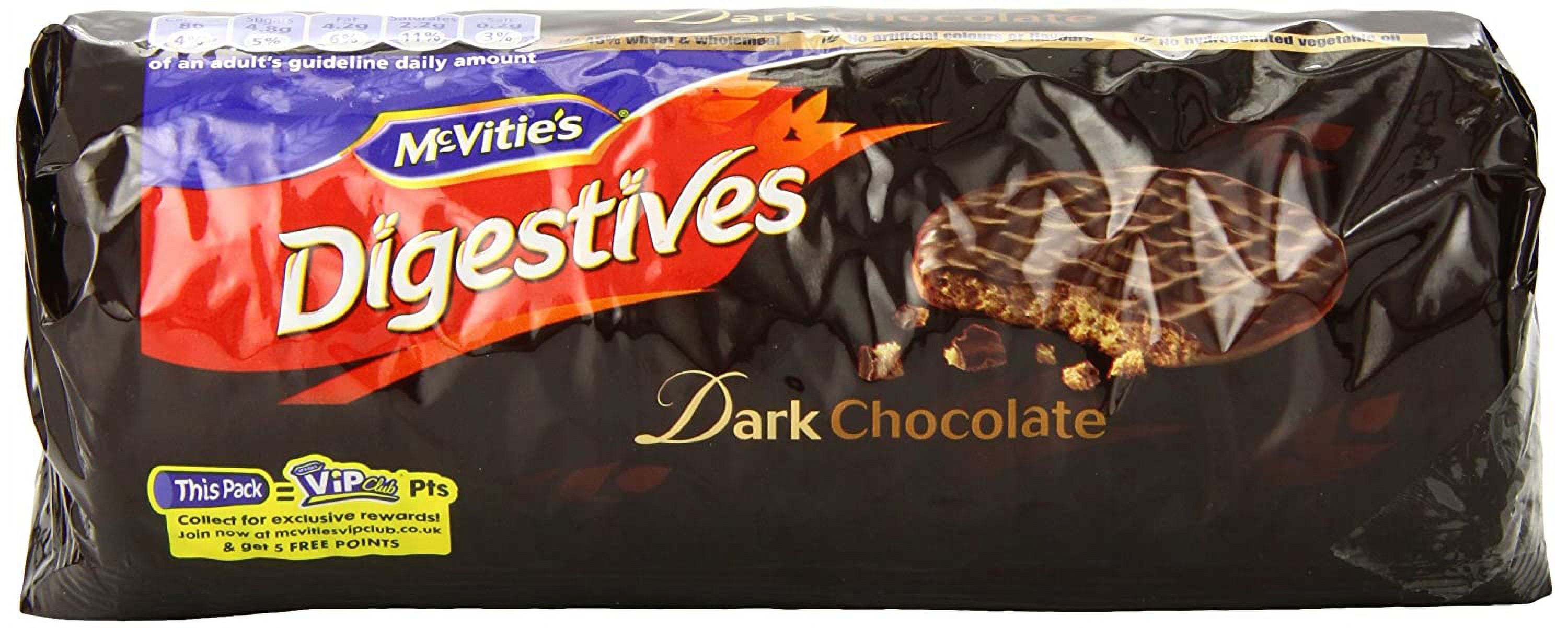 Pack of 12, Mcvities Digestives Dark Chocolate Rolls, 10.5 oz - Walmart.com