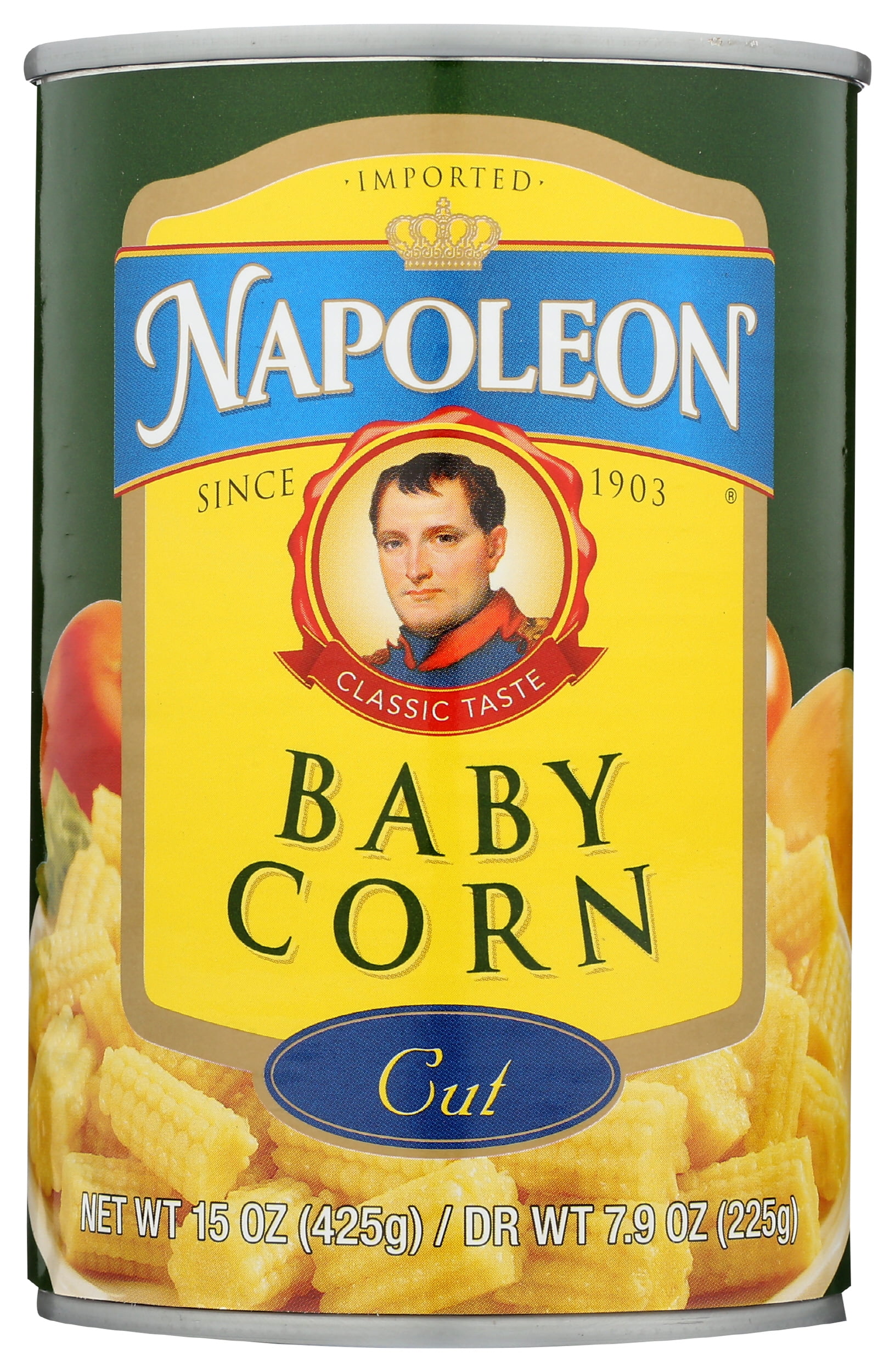 Pack of 12, Napoleon Cut Baby Corn, 15 oz - Walmart.com
