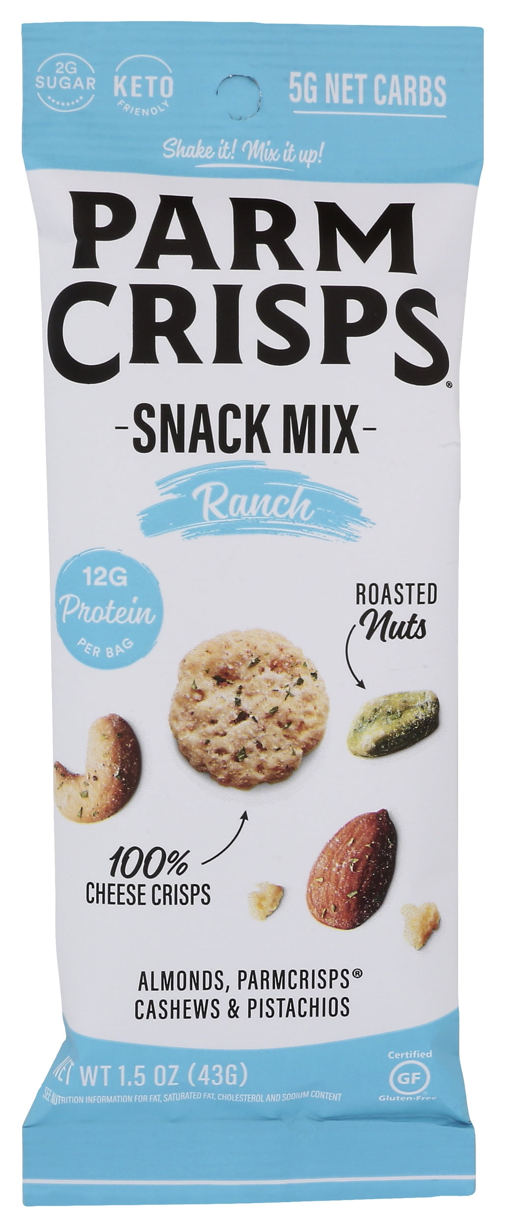Pack of 12, Parm Crisps Ranch Snack Mix, 1.5 oz - Walmart.com