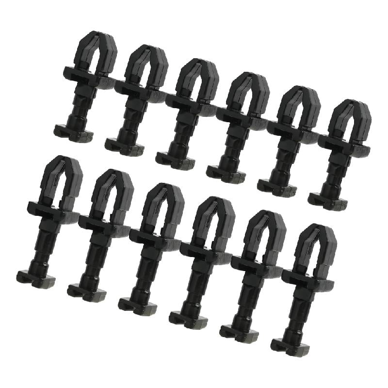 Pack of 12 Quick Installation Fridge Vent Cover Latches Clips Set for ...