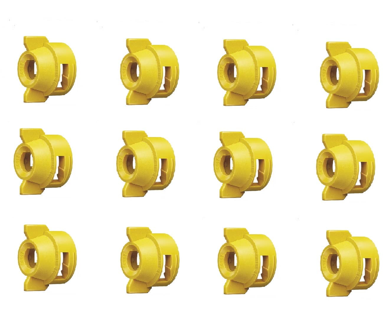 Pack of 12 - Quick TeeJet Yellow Nylon Cap for TK-V & TF-V Style Spray ...