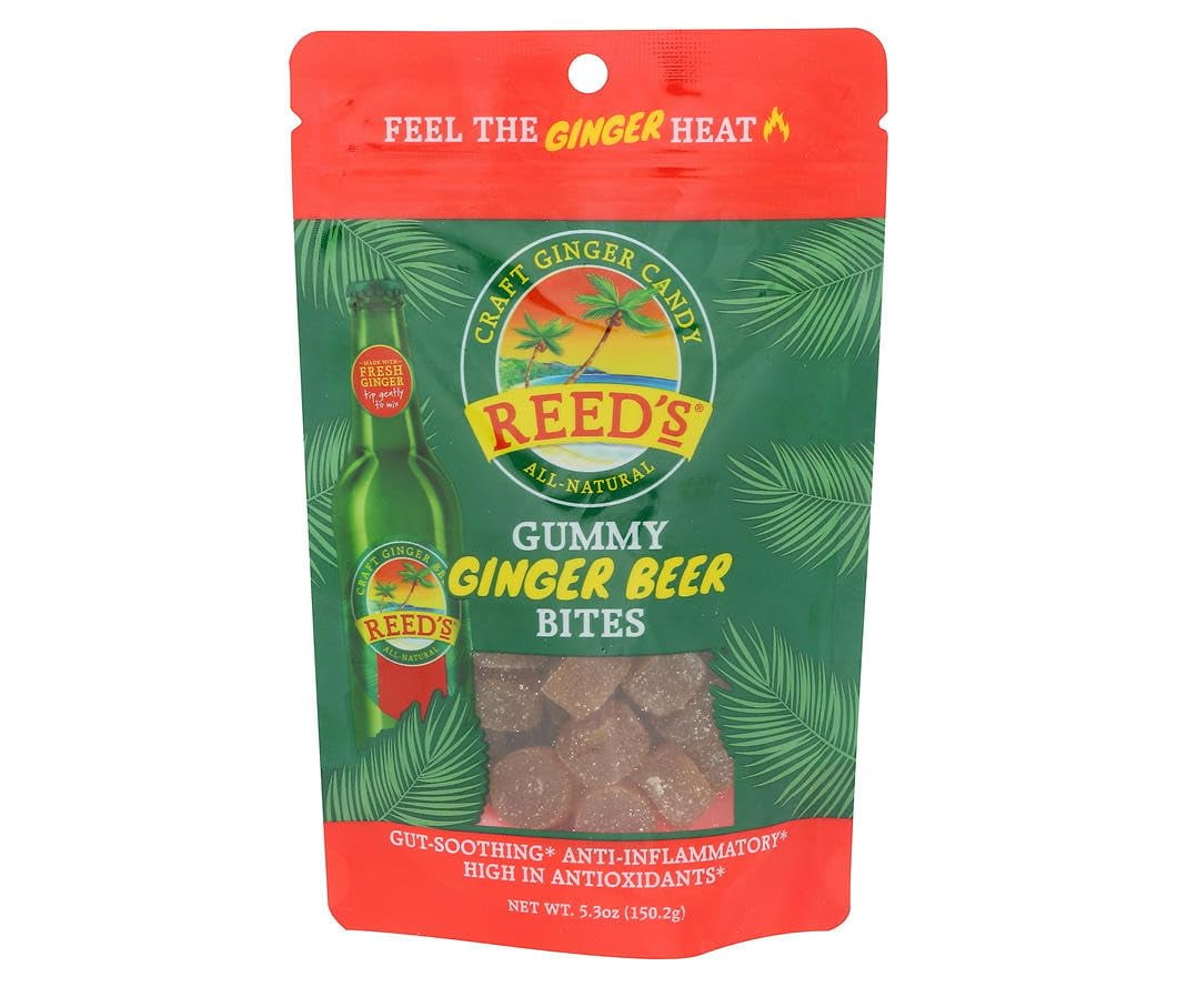 (Pack of 12) Reeds Gummies Ginger Beer Bites 5.3 Oz - Walmart.com