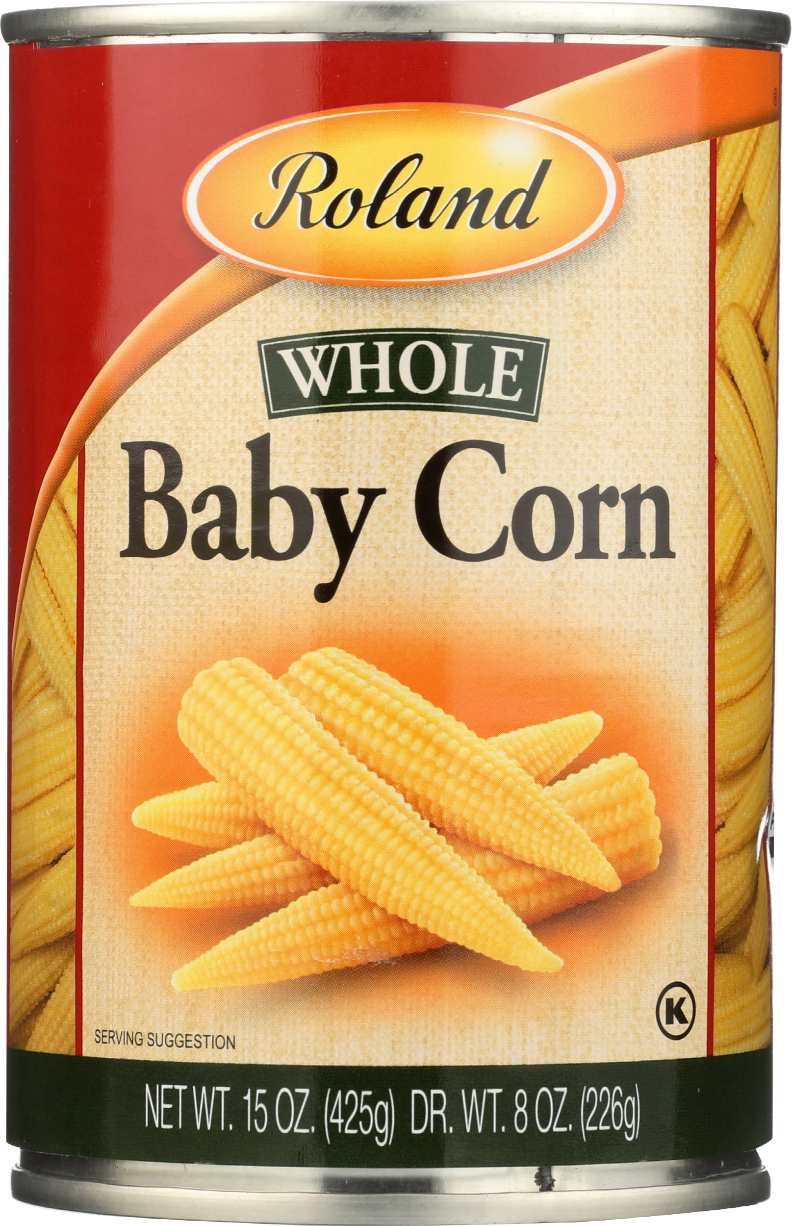 Pack of 12, Roland Whole Baby Corn, 15 oz - Walmart.com