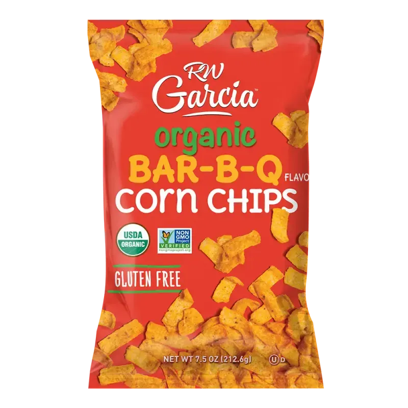 (Pack of 12), Rw Garcia Organic BBQ Corn Chips, 7.5 oz - Walmart.com