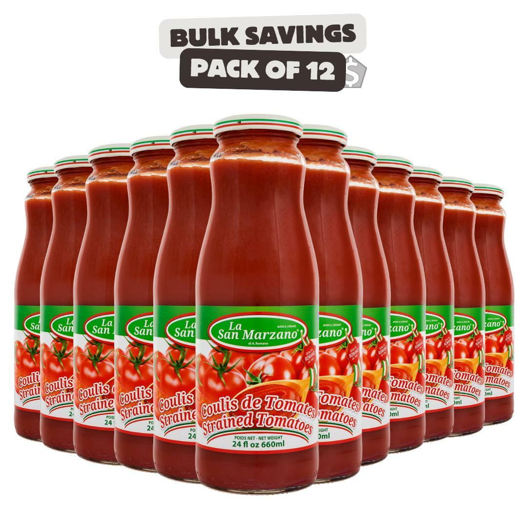Pack of 12 - San Marzano Strained Tomatoes (660 ml) each - Walmart.com