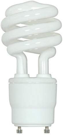 Pack of 12 Satco S8204, 15 Watt 60 Watt 950 Lumens Mini Spiral CFL Warm ...