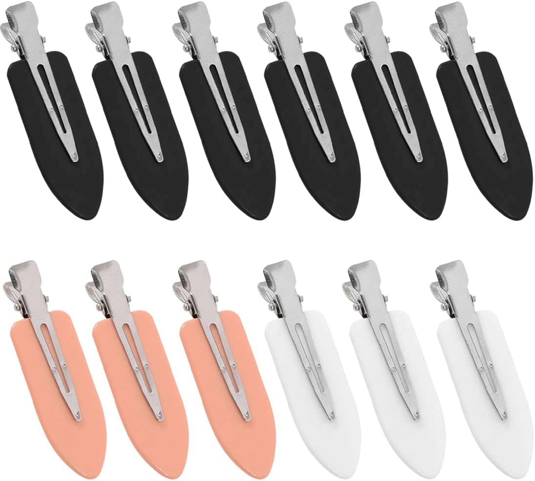 Pack of 12 Seamless Hair Clips Hair Pins No Bend Design for Hair ...