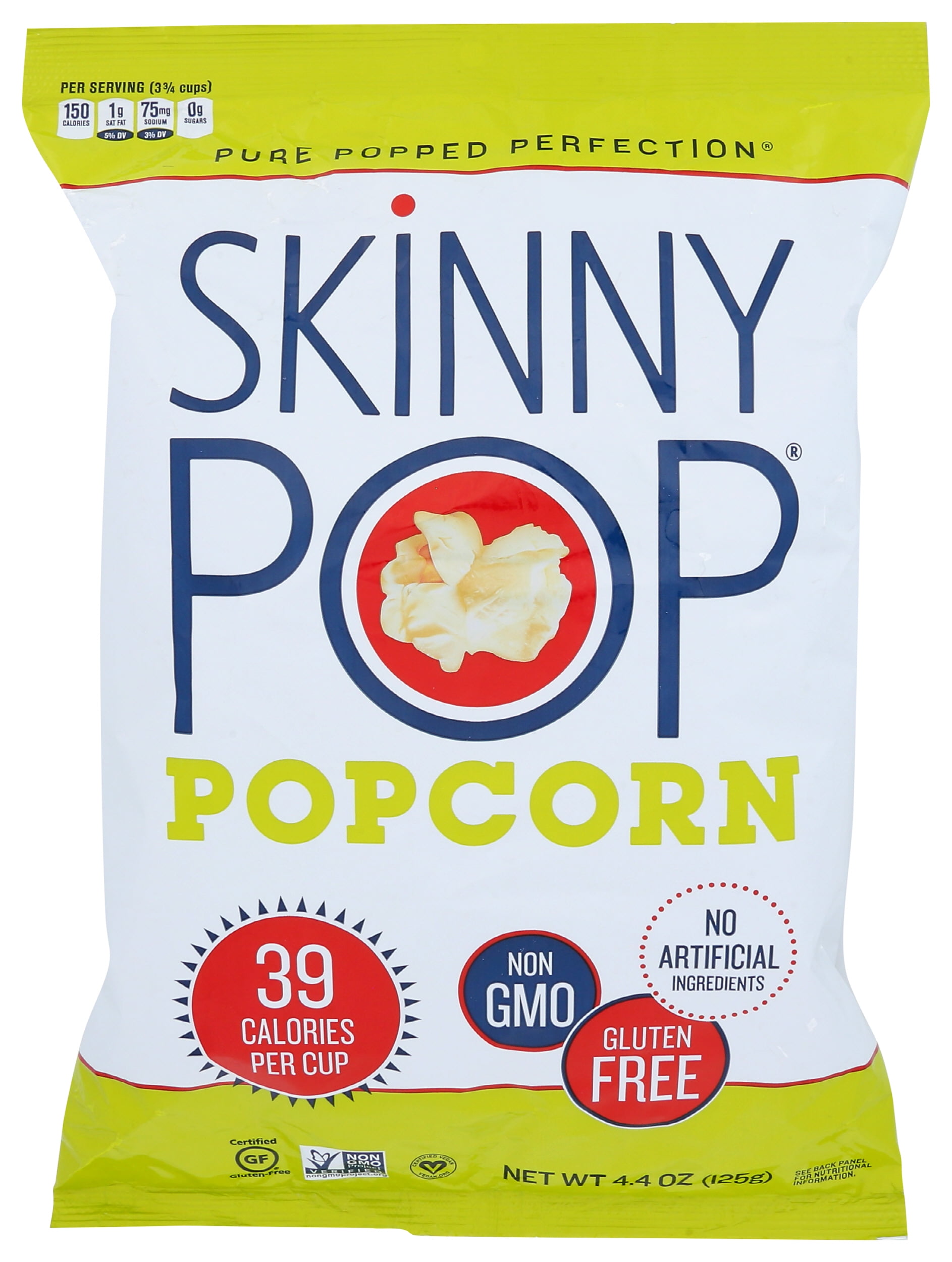 Pack of 12, Skinny Pop Popcorn, 4.4 oz - Walmart.com