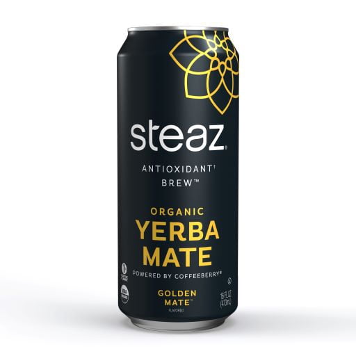 (Pack of 12), Steaz Organic Golden Mate Yerba Mate, 16 fl oz - Walmart.com