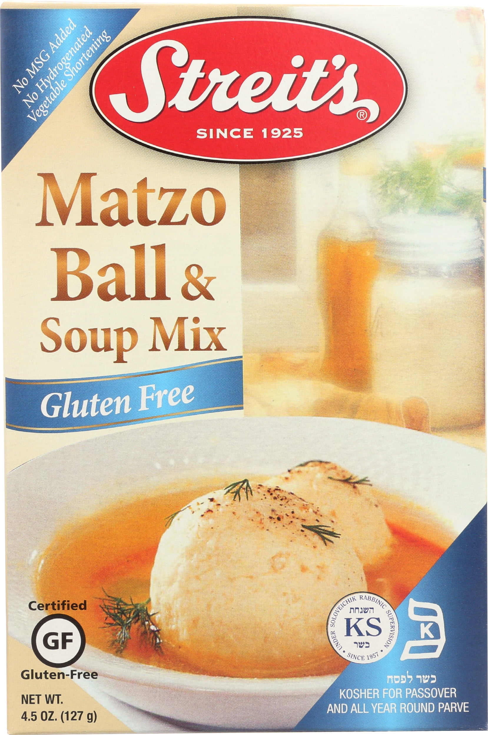 Pack of 12, Streits Gluten Free Matzo Ball & Soup Mix, 4.5 oz - Walmart.com