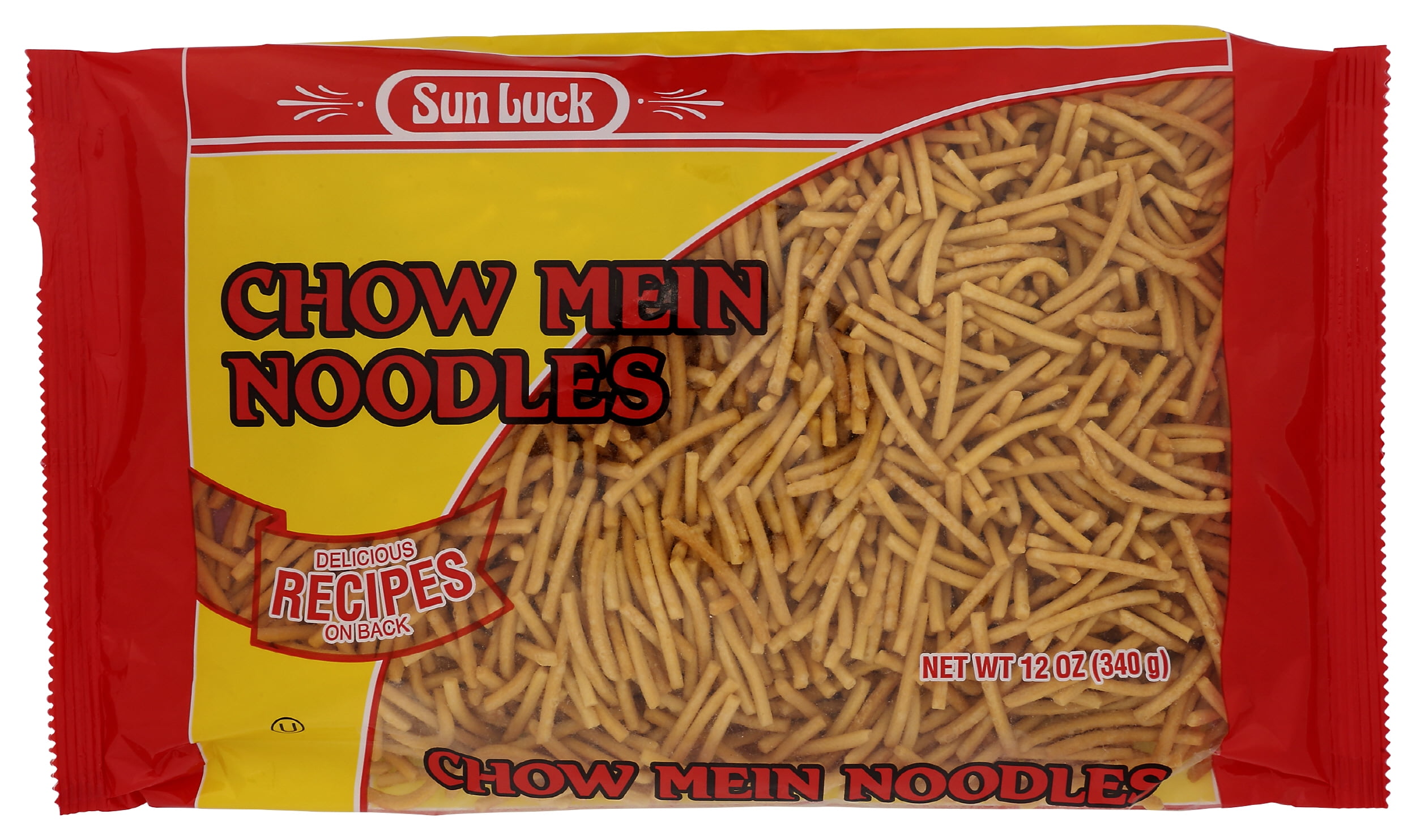 Pack of 12, Sun Luck Chow Mein Noodles, 12 oz - Walmart.com