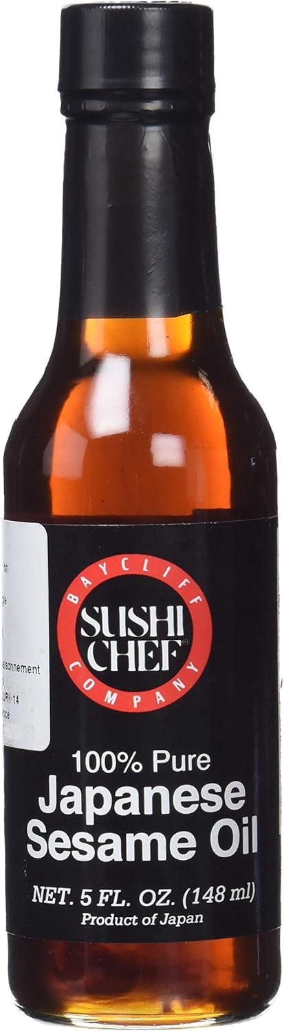 Pack of 12, Sushi Chef 100% Pure Japanese Sesame Oil, 5 fl oz - Walmart.com