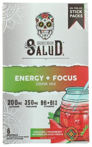 (Pack of 12) Taste Salud Water Enhancer Strawberry Watermelon 6 Piece 1 ...