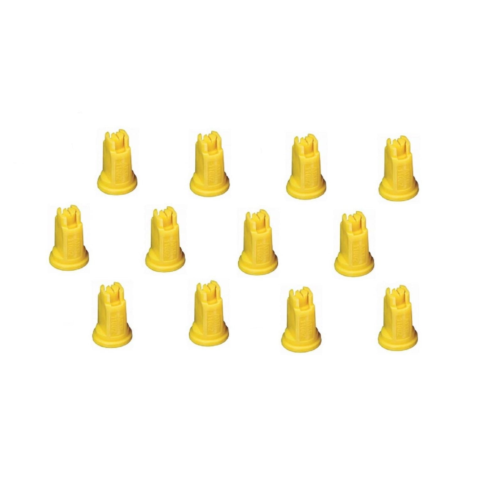 Pack of 12 - TeeJet Air Induction XR Flat Spray Tips Yellow 110° 0.2 ...