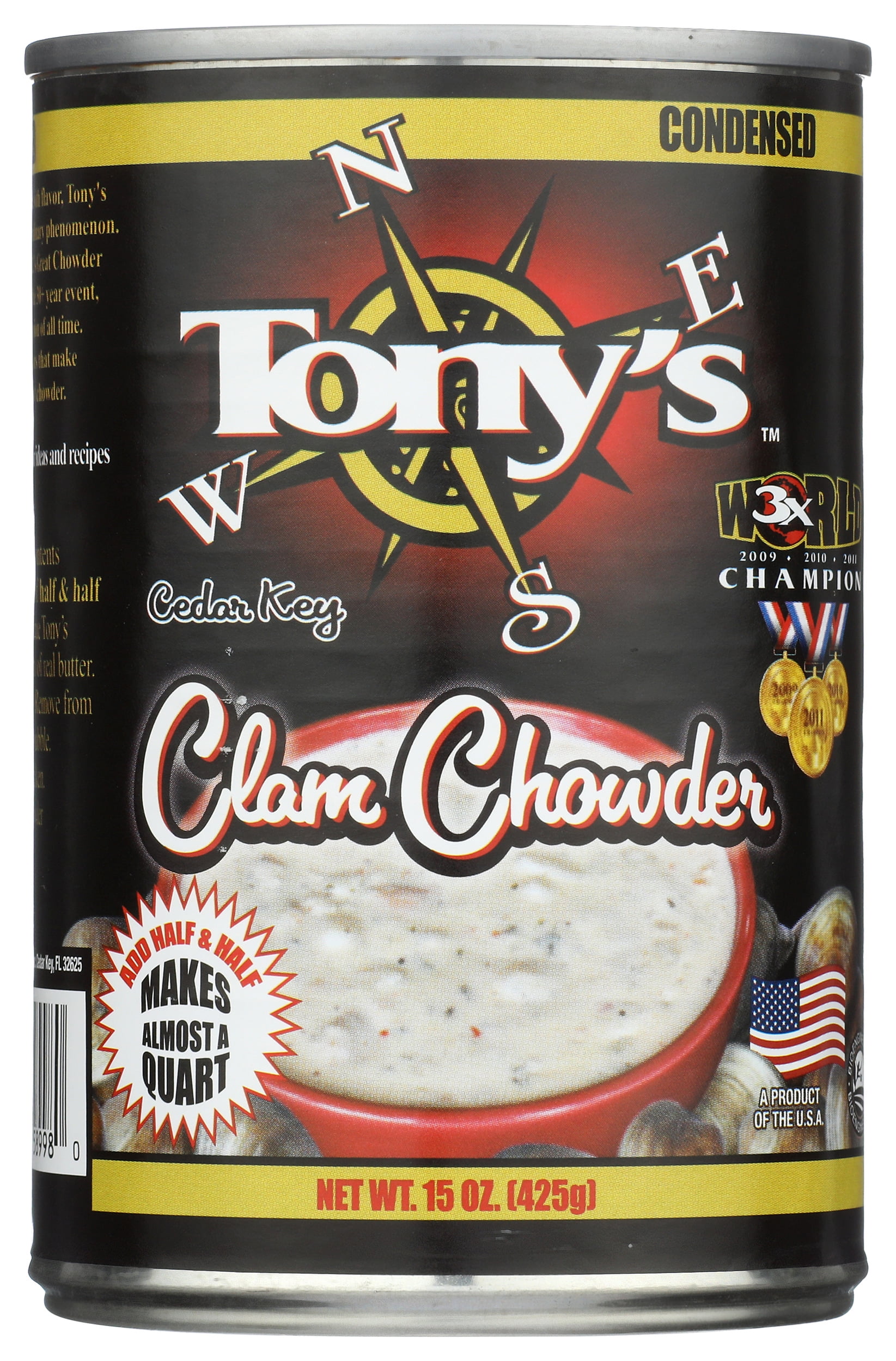 Pack of 12, Tonys Clam Chowder - Walmart.com