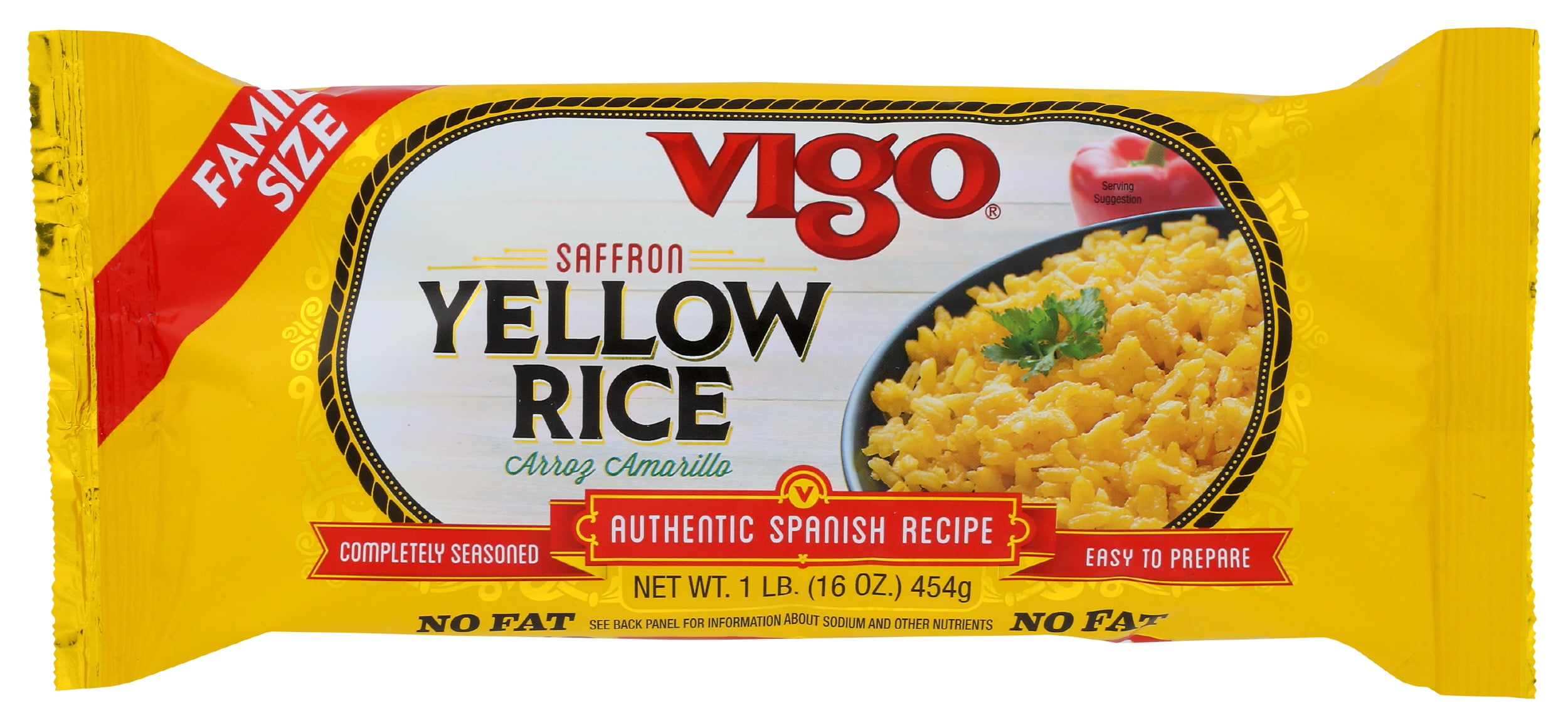 Pack of 12, Vigo Saffron Yellow Rice, 16 oz - Walmart.com