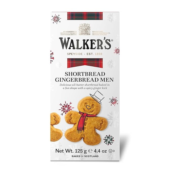 (Pack of 12), Walker's Shortbread Gingerbread Men, 4.4 oz - Walmart.com