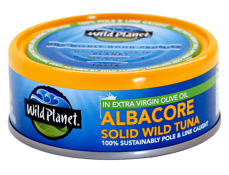 Pack of 12, Wild Planet Albacore Solid Wild Tuna in Extra Virgin Olive ...