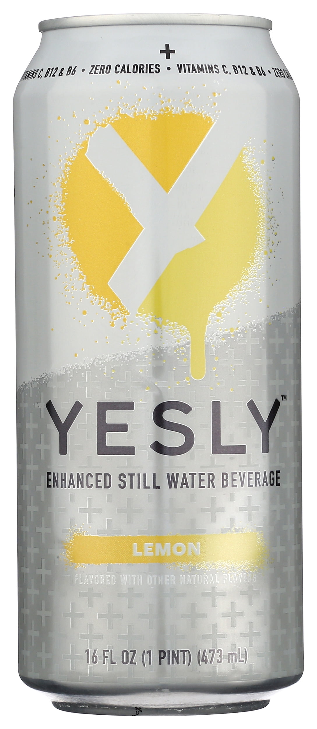 Pack of 12, Yesly Lemon Functional Water, 16 fl oz - Walmart.com