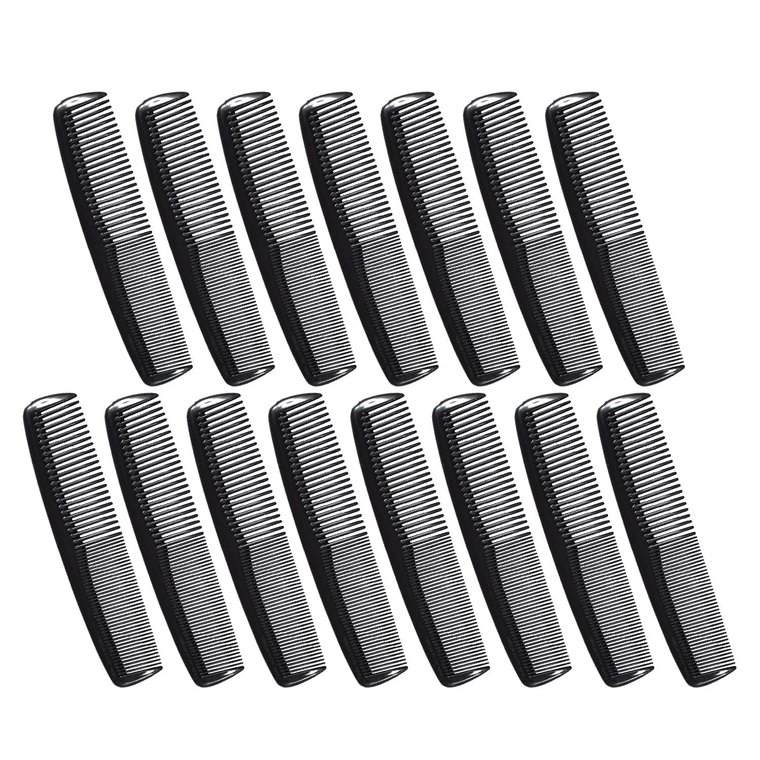 Pack of 15 Unbreakable Pocket Combs Hair Care - (Black) - Walmart.com