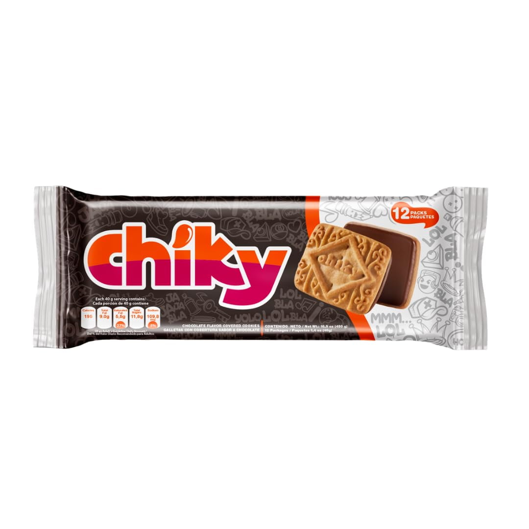 Pack of 16, Chikys Chocolate Cookies, 16.93 oz - Walmart.com
