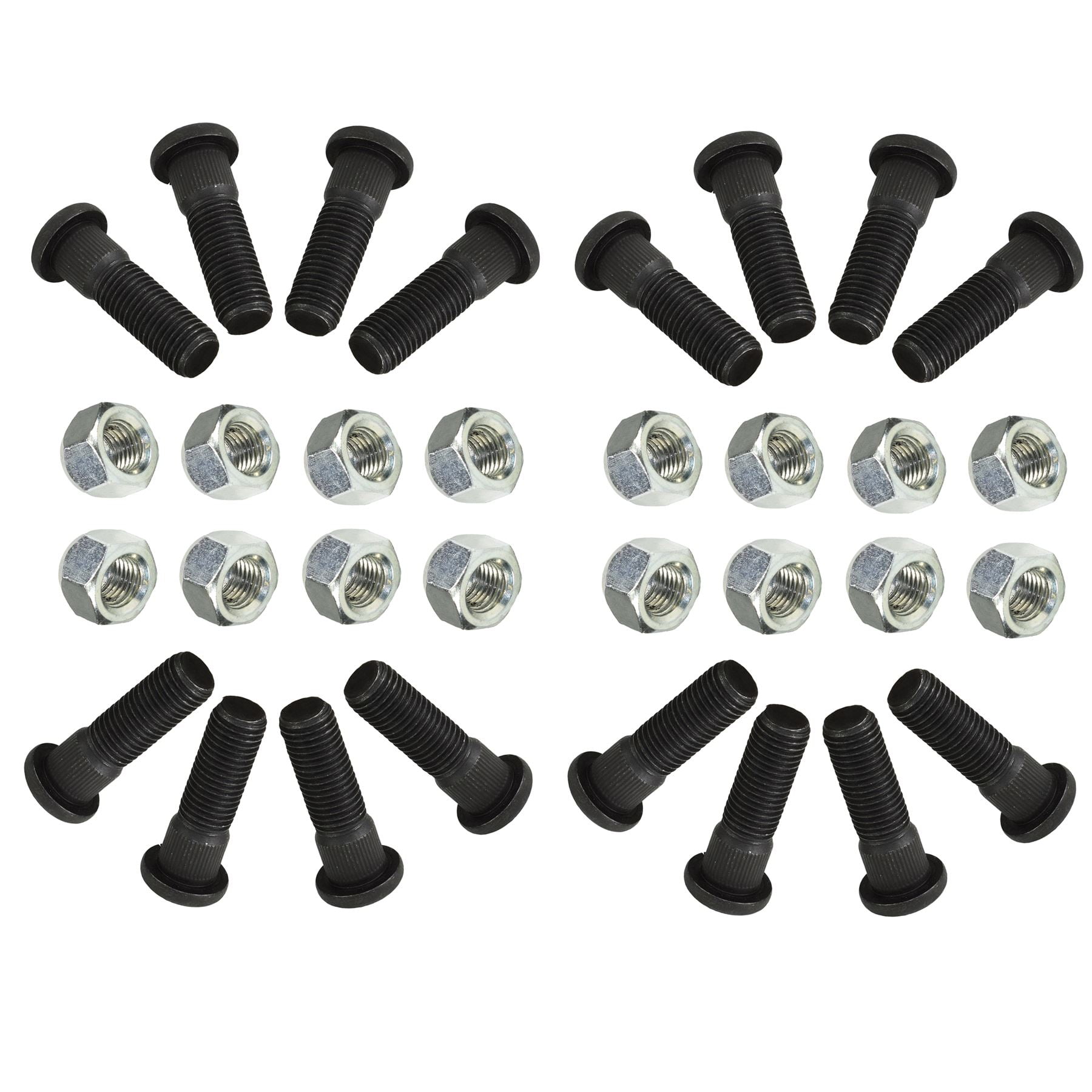 Pack of 16 M12 x 1.5 Wheel Studs And Nuts For 100mm PCD Trailer Hubs - Walmart.com