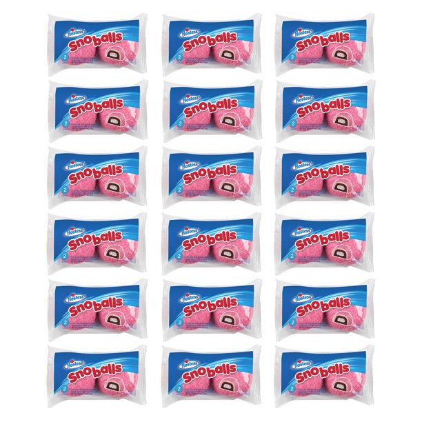 (18 Pack) Hostess Snoballs Coconut Covered Chocolate Cake with Cream ...