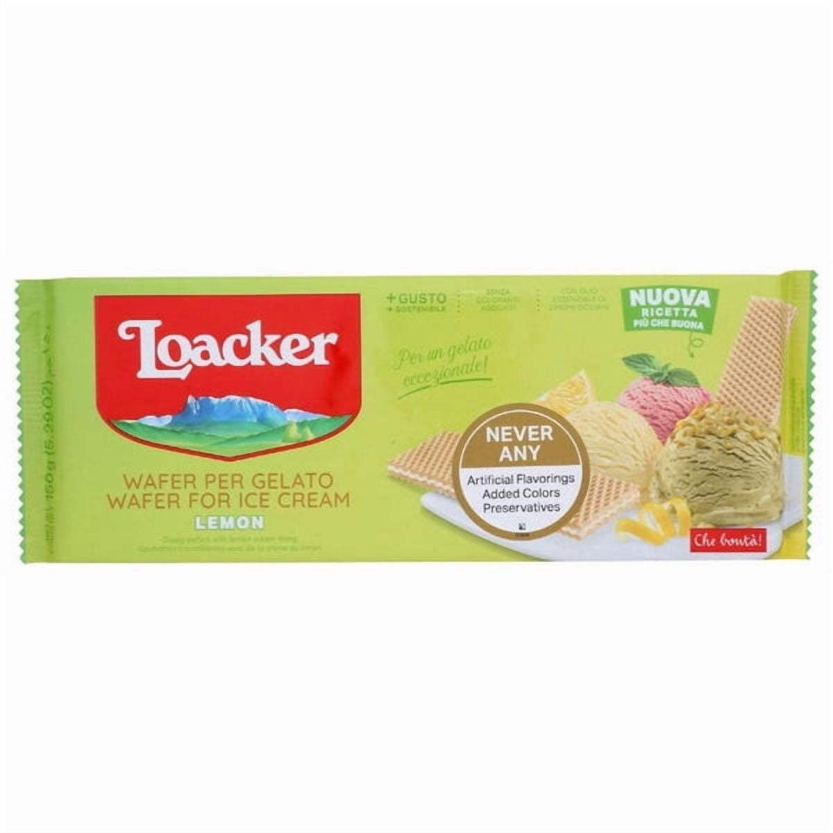 Pack of 18, Loacker Wafer Lemon Specialty, 5.29 oz - Walmart.com