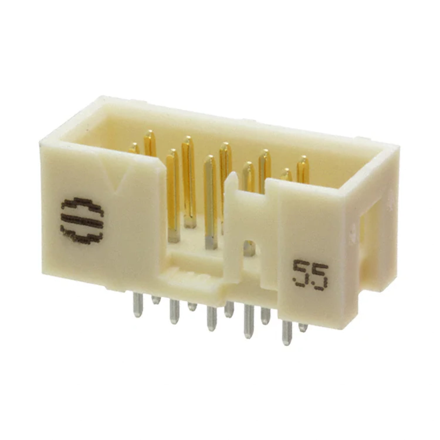 Pack of 2 09195107324 Connector Header 10 position 2.54mm Through Hole ...