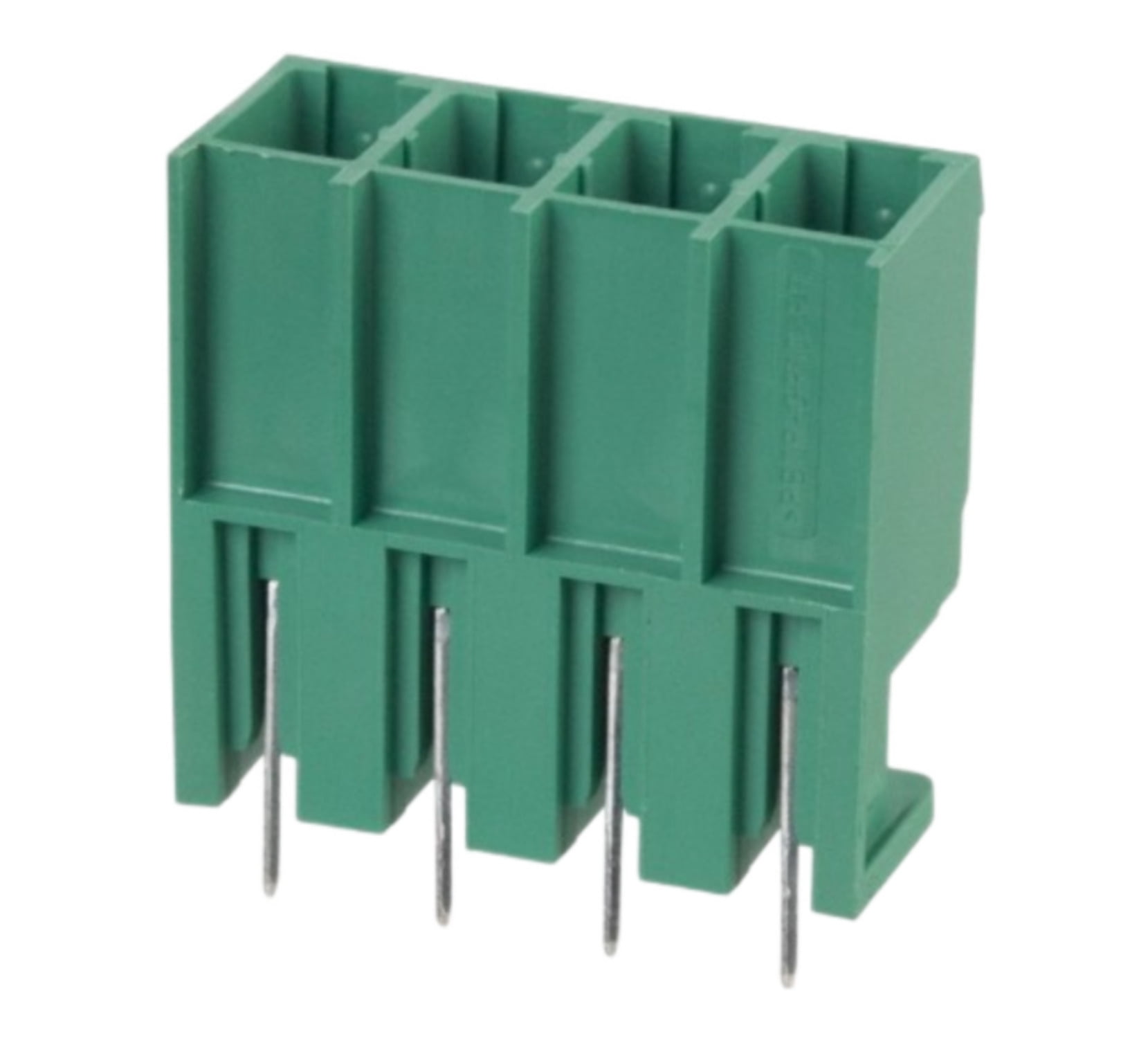 Pack of 2 1804700 Connector 4 Position Terminal Block Header, Male Pins ...