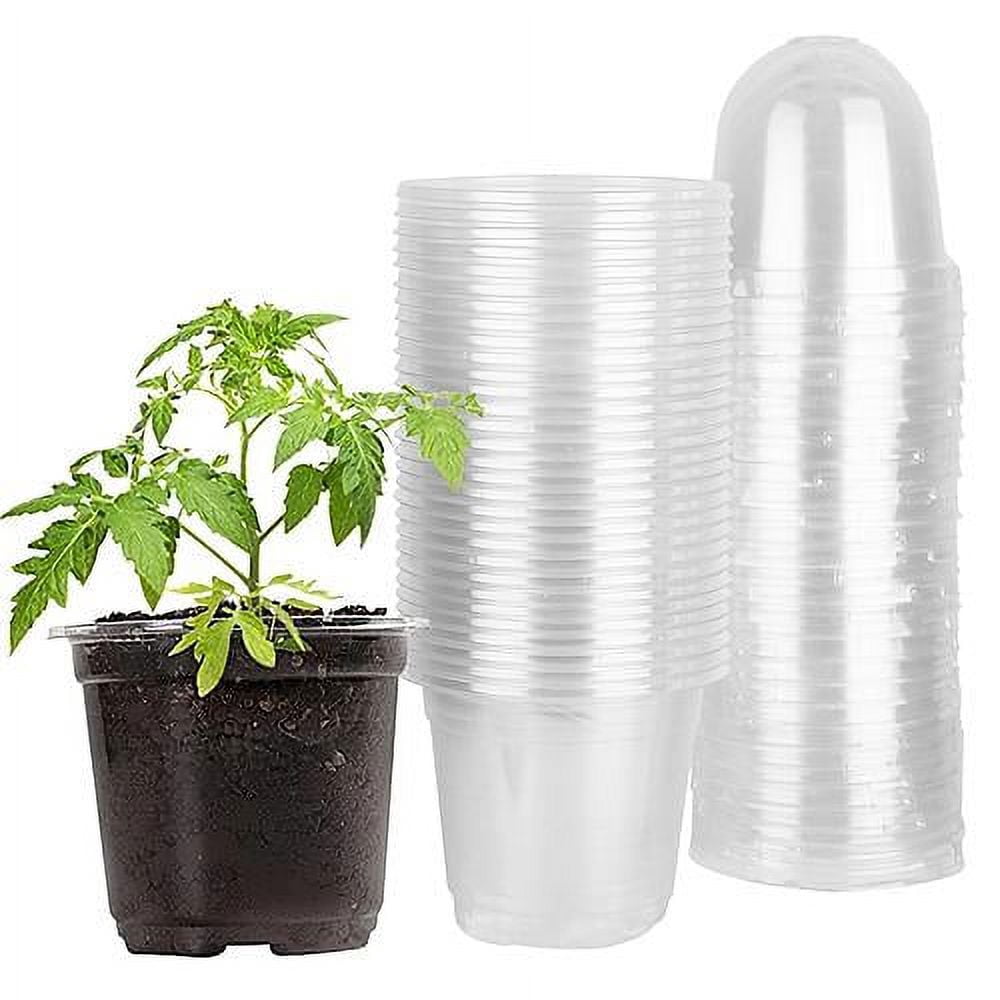 [Pack of 2] 30Pcs Plant Nursery Pots PET Flower Seed Starting Pots ...