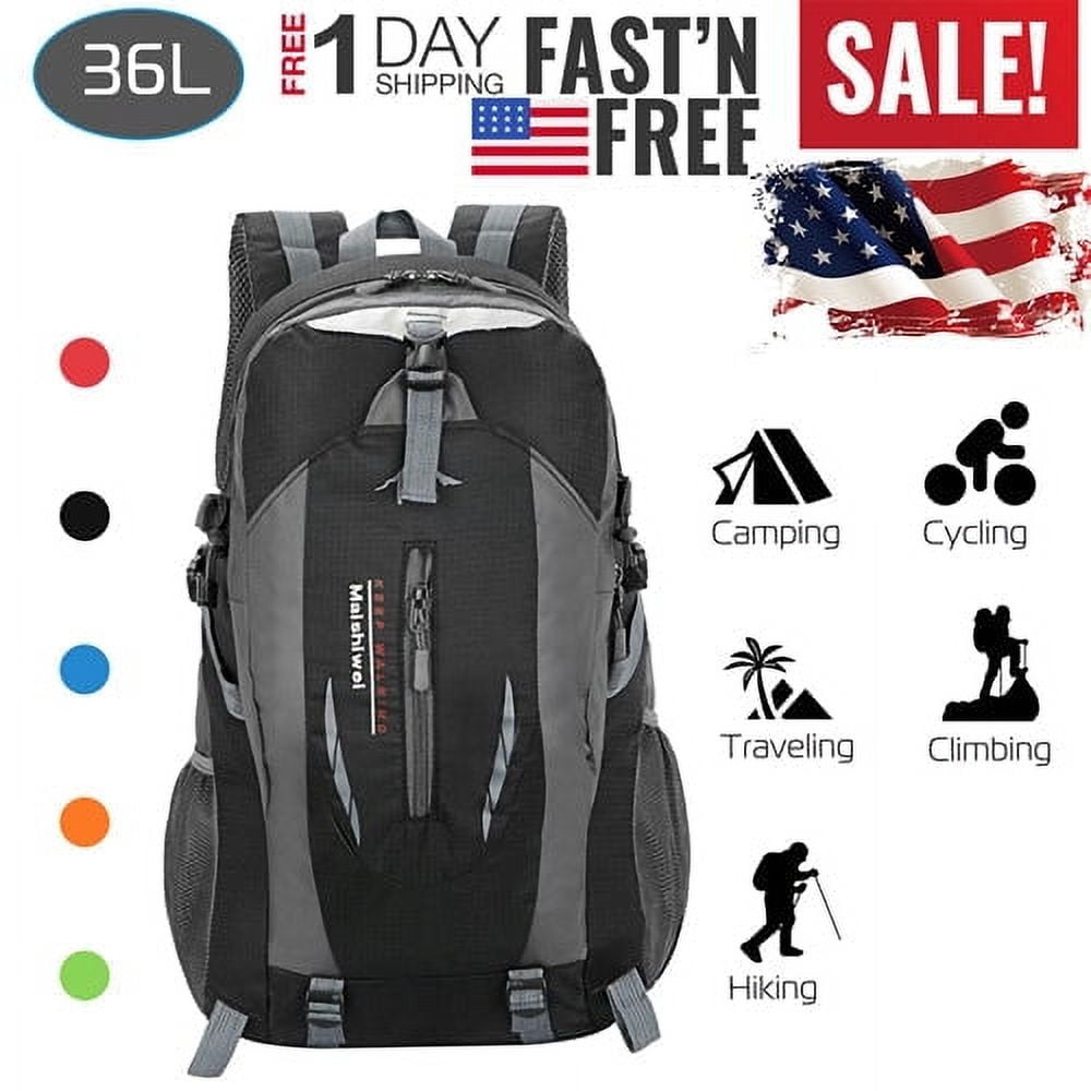[Pack of 2] 36L Outdoor Backpack Waterproof Daypack Travel Knapsack ...