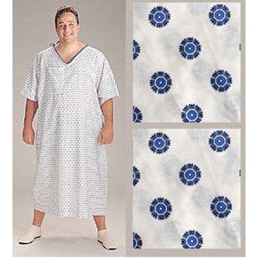 Hospital Gowns - Wholesale Medical Patient Open Back Adult Gowns (3 ...