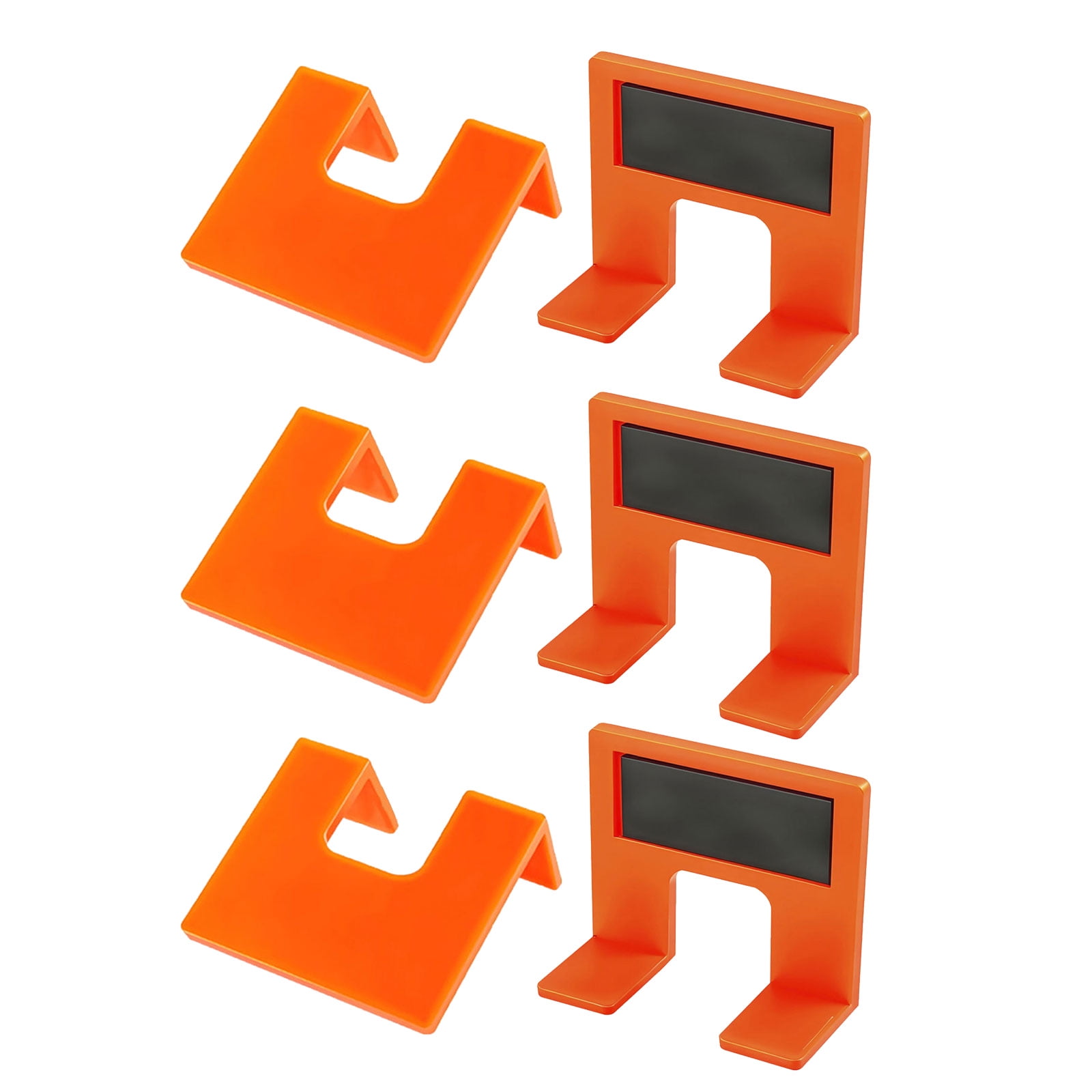 Pack of 2/4/6/10 Adhesive Hinge Plate with Double Sided Measurement ...