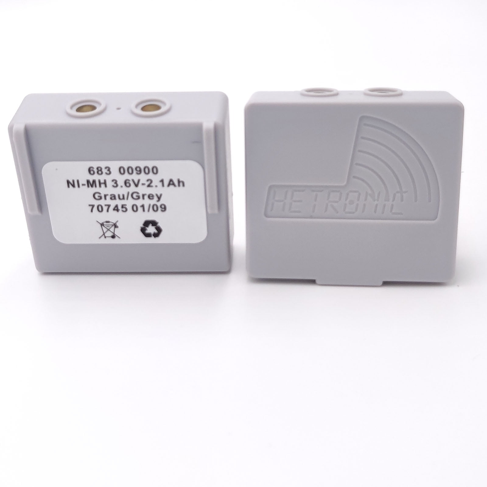 (Pack of 2)68300900 Rechargeable Battery 683 00900 3.6V-2.1Ah Ni-MH ...