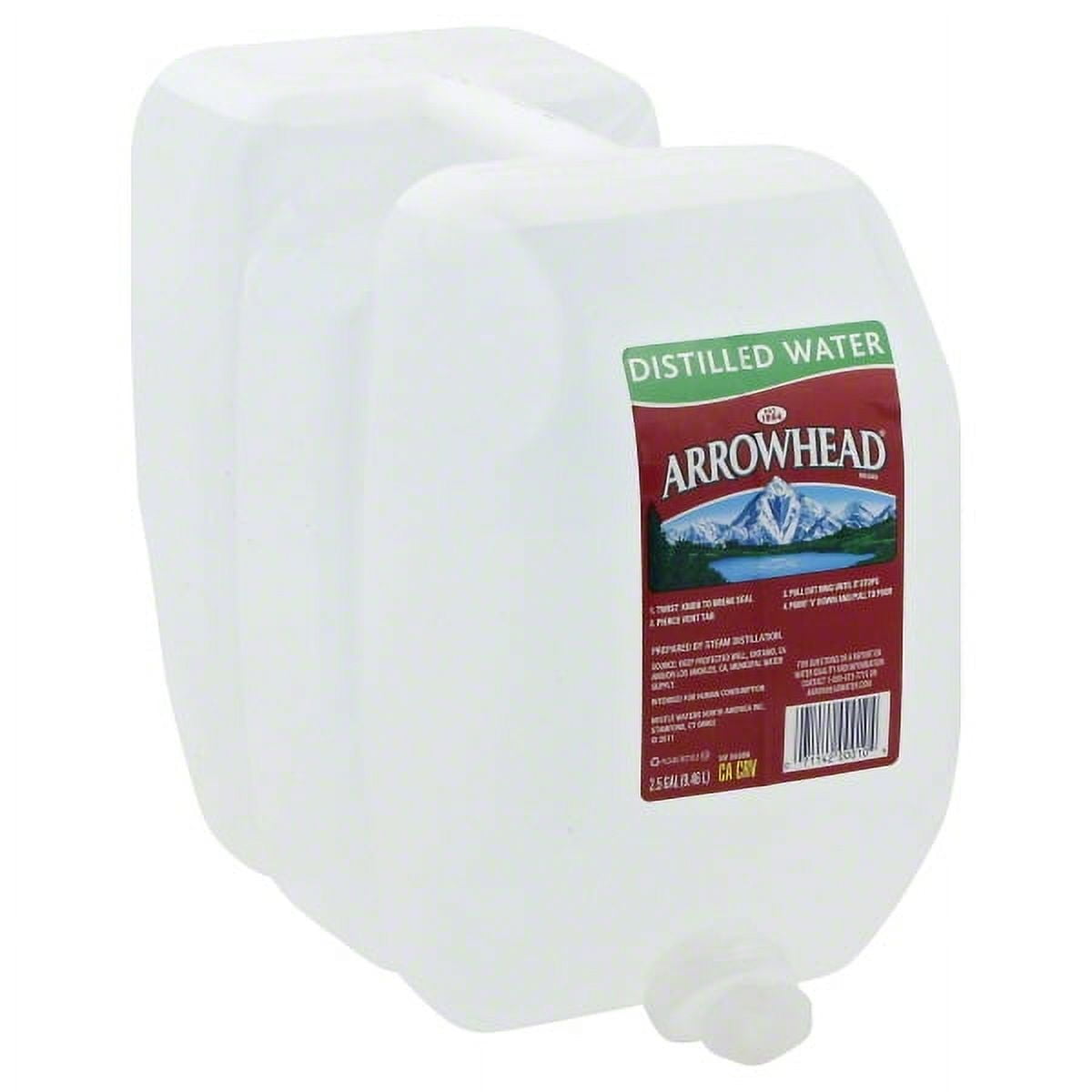 (Pack of 2) ARROWHEAD Brand Distilled Water 2.5 gallon - Walmart.com