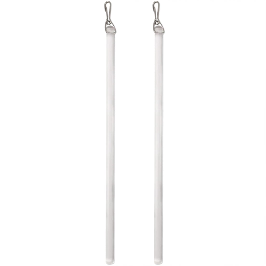 Pack of 2 Acrylic 17Inch Curtain Pull Wand Drapery Control Pull Rod ...