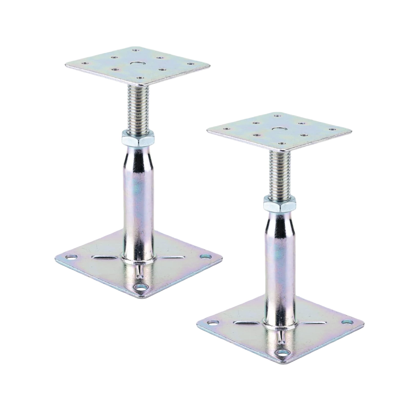 Pack of 2 Adjustable Elevated Roof Support Brackets Heavy Duty ...