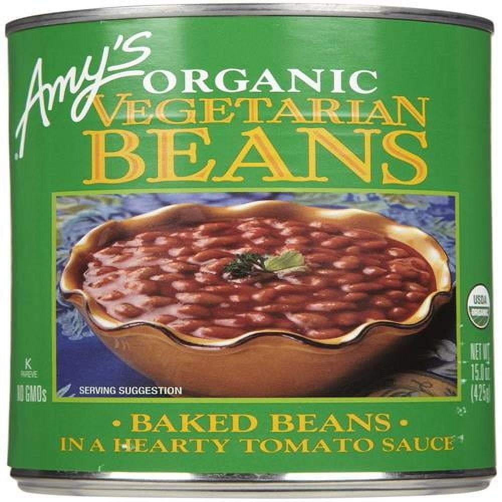 Amys Organic Vegetarian Baked Beans - 15 Oz - Pack of 2 - Walmart.com