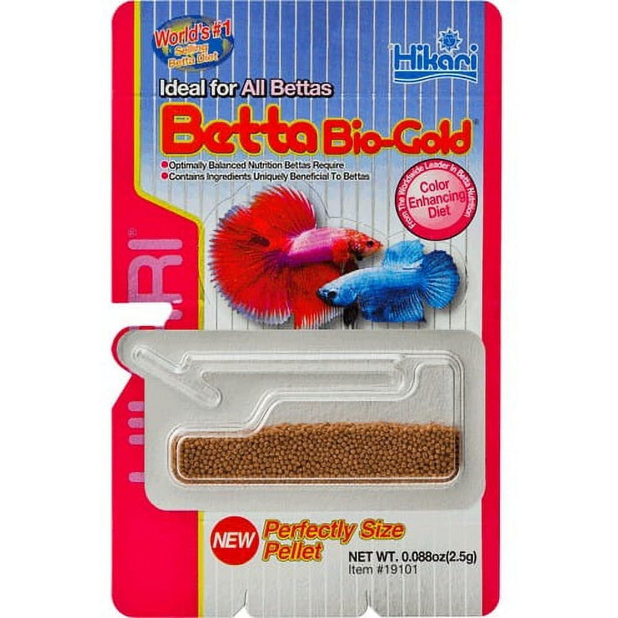 (Pack of 2) Aqua Culture Betta Bio-Gold Betta Fish Food, 2.5 g ...