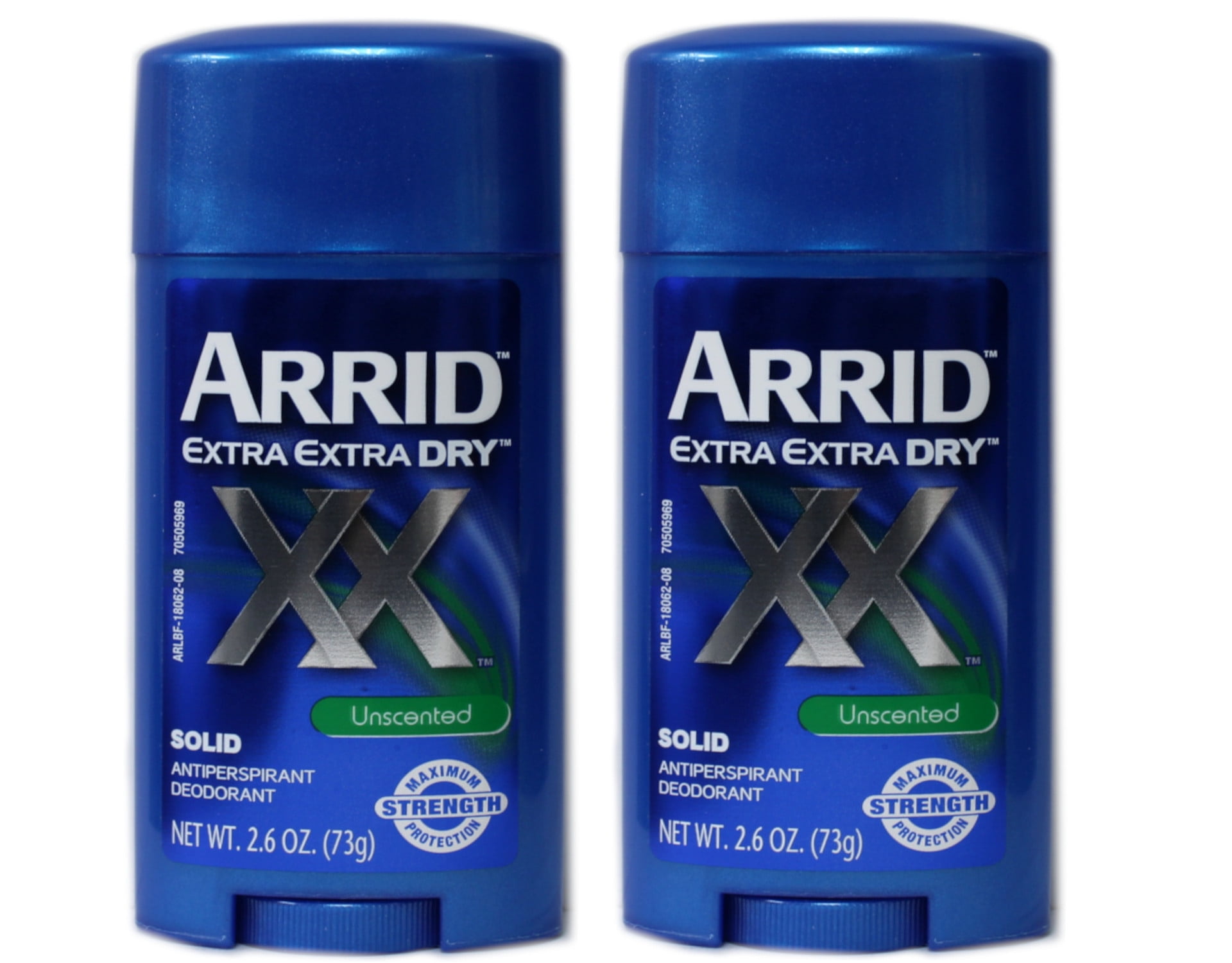 Pack of (2) Arrid XX Extra Extra Dry Solid Antiperspirant Deodorant ...