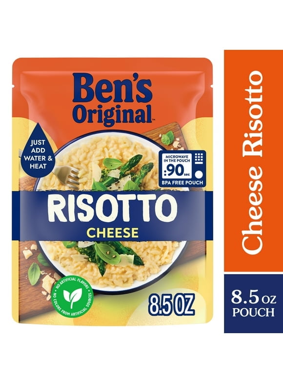 Pack of 2 BEN'S ORIGINAL Ready Rice Cheese Risotto Flavored Rice, Easy ...