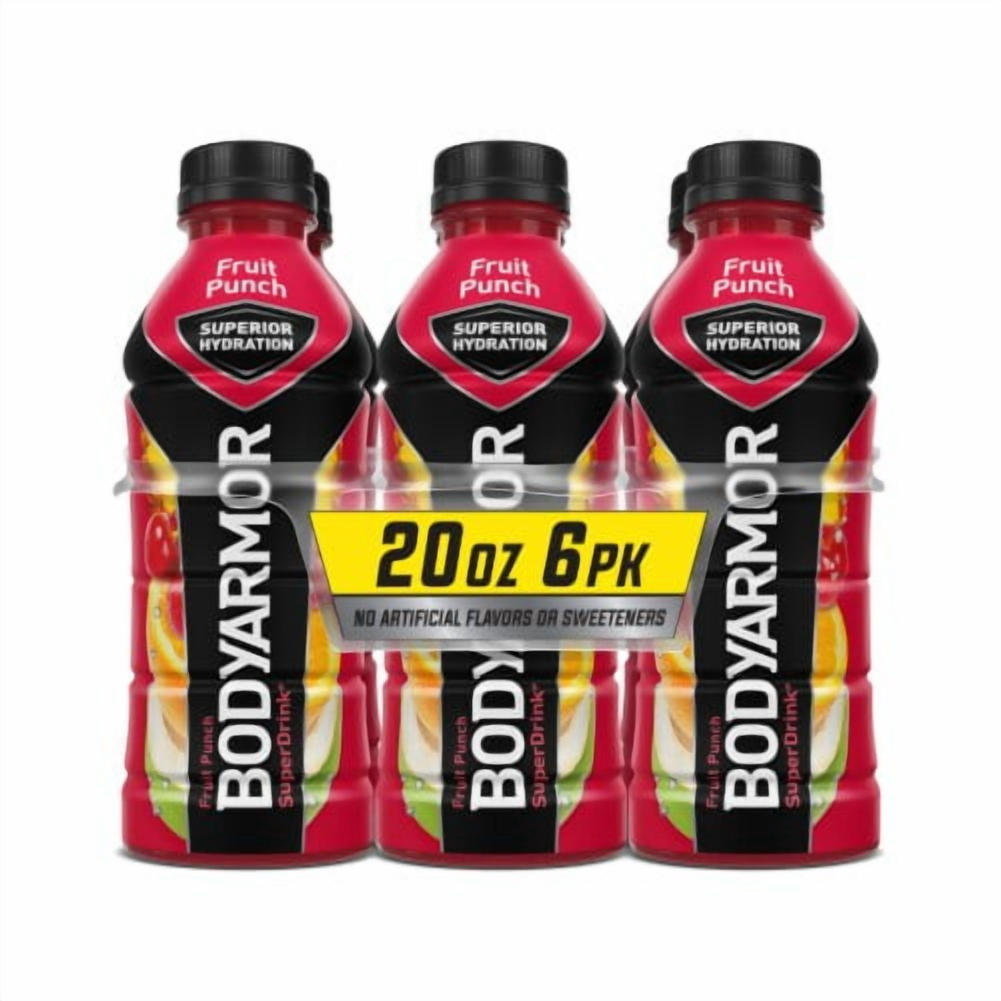 Pack of 2 - BODYARMOR Fruit Punch Sports Drink Multipack Bottles 6 ...