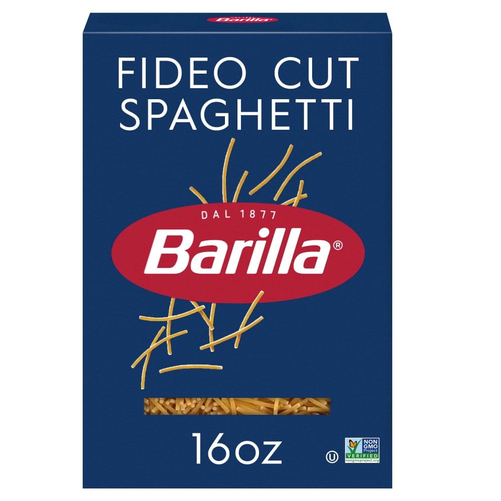 Pack of 2 Barilla Fideo Cut Spaghetti Pasta Quality Non-GMO and Kosher ...
