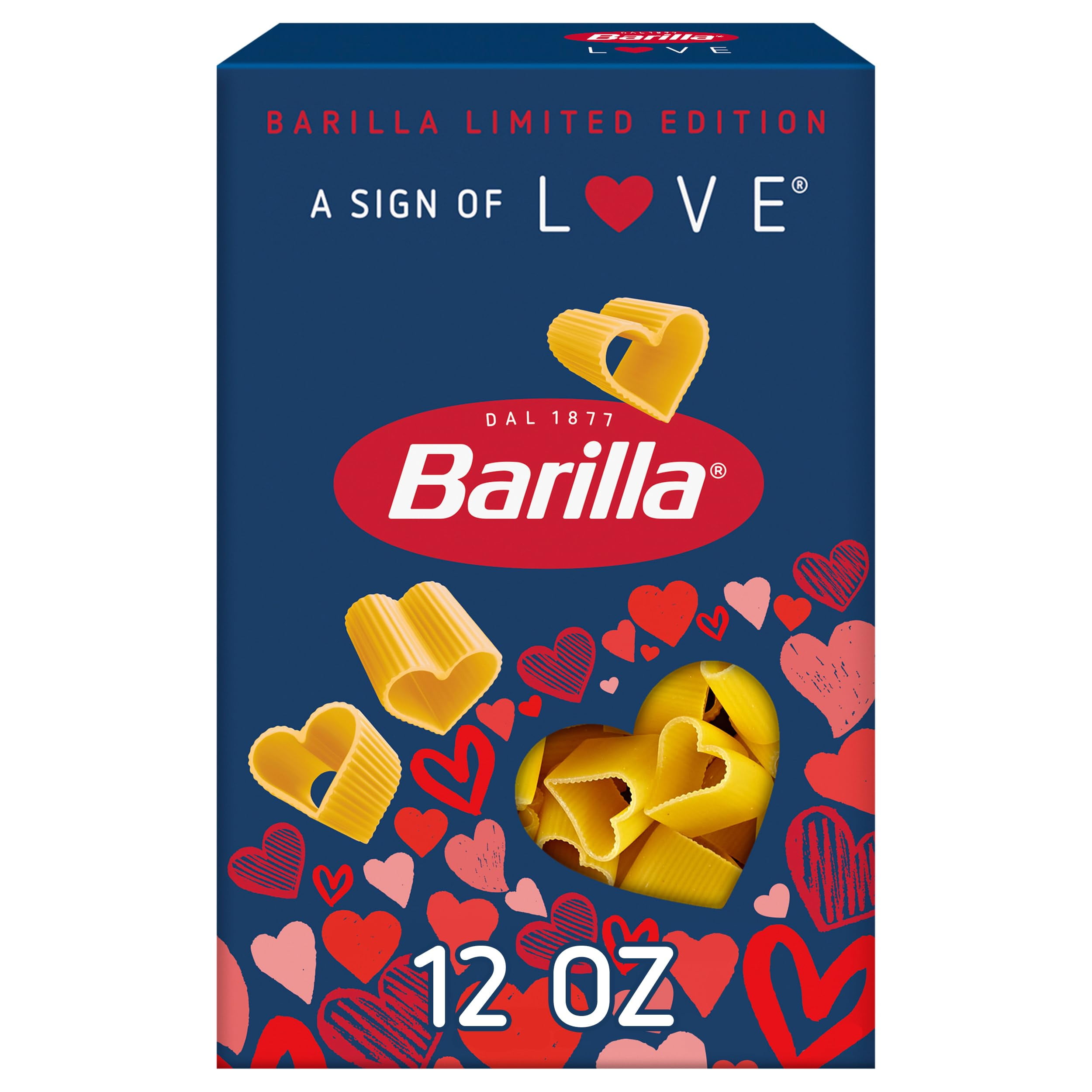 Pack of 2 - Barilla Limited Edition A Sign Of Love Pasta, 12 Oz. Box ...