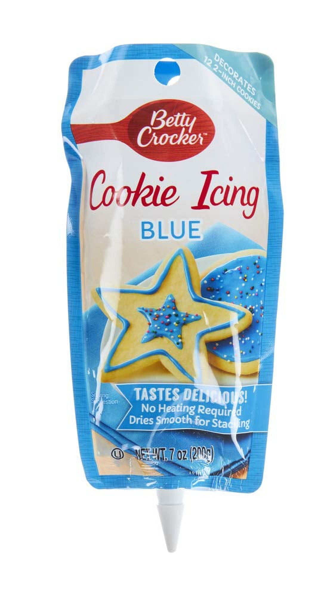 Pack of 2 - Betty Crocker Cookie Icing, Blue, 7 Oz Packaging May Vary ...