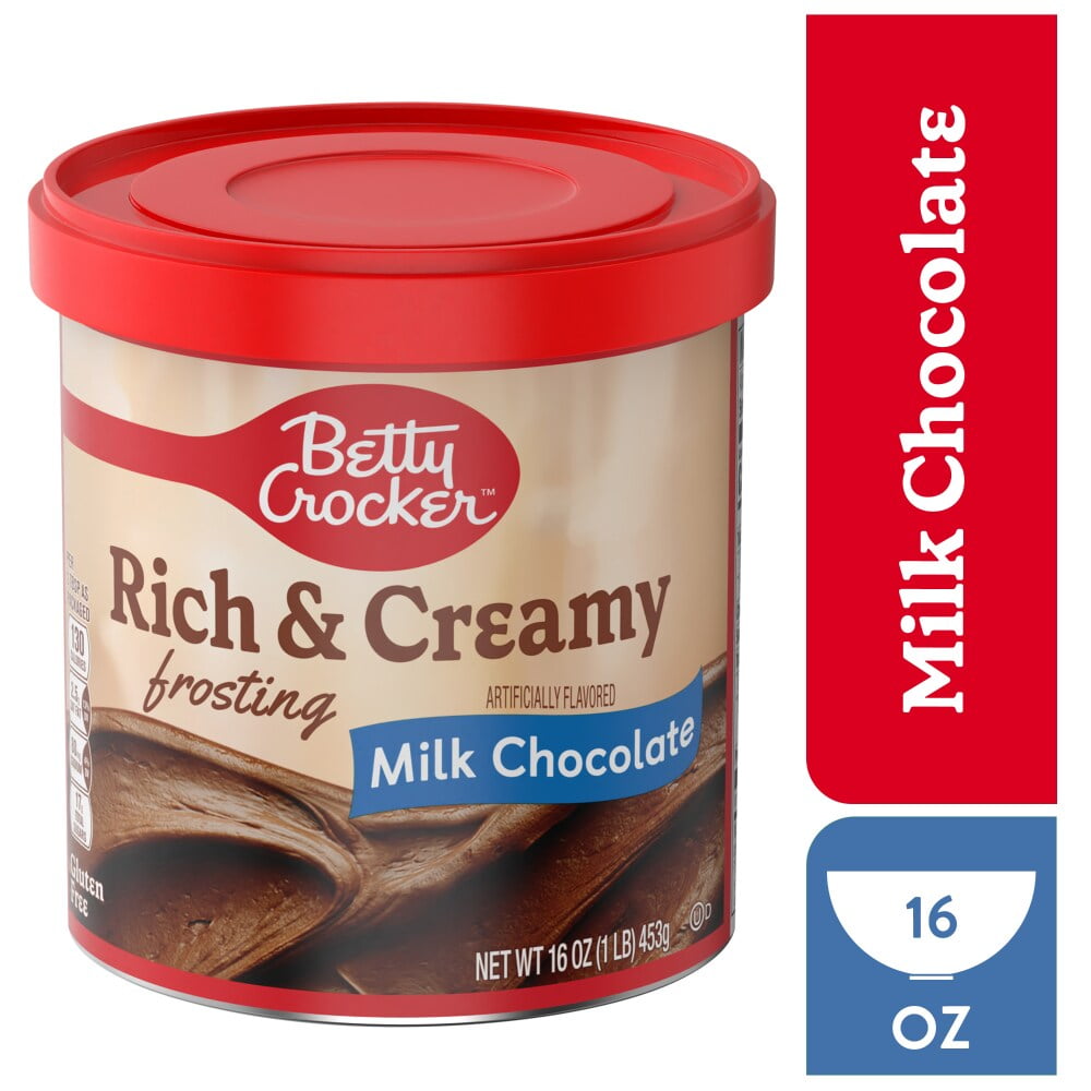 Pack of 2 Betty Crocker Gluten Free Milk Chocolate Frosting, 16 oz ...