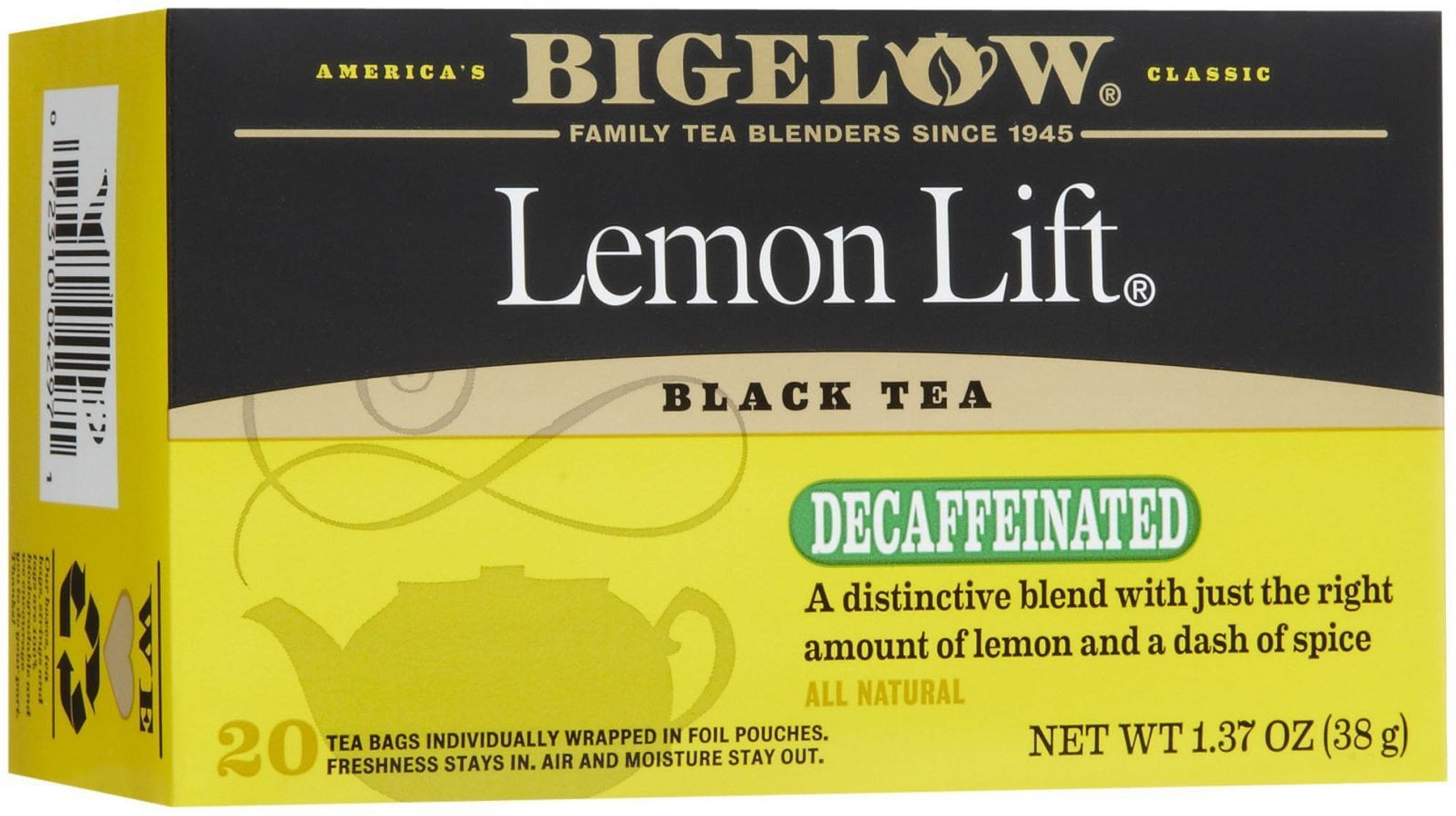 Pack of 2 - Bigelow Lemon Lift Decaffeinated Black Tea 20 Ea Packaging ...