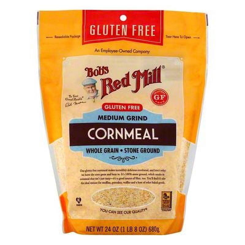 Pack of 2 - Bob's Red Mill Gluten Free Medium Grind Cornmeal, 1.5 lb ...